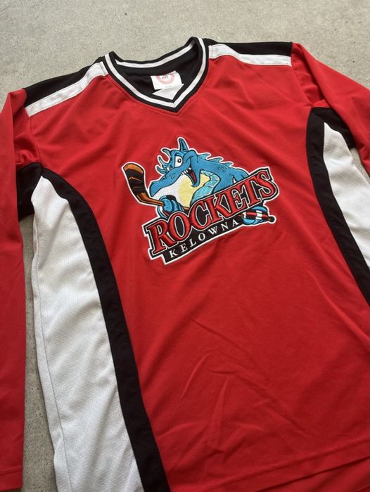 Vintage Vintage Kelowna Rockets CHL Hockey Jersey | Grailed