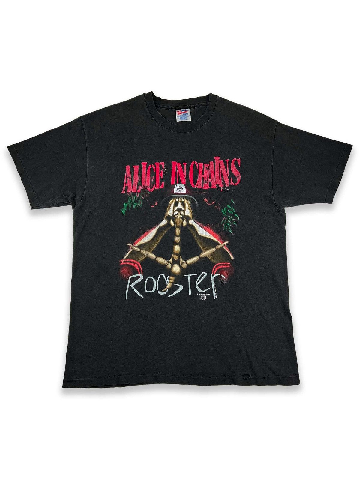 Vintage 1993 Vintage Alice In Chains Rooster Tee XL | Grailed