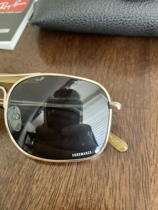 RayBan Brand New Ray-Ban Titanium RB8062 Gold Frame 51/18 Chromance ...