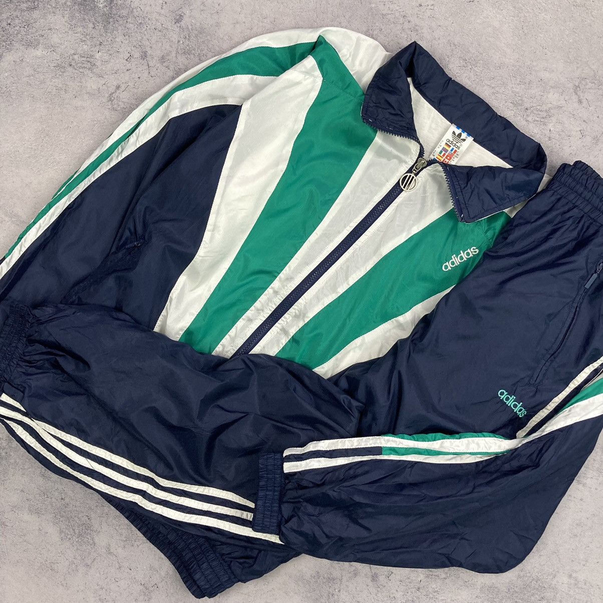 Adidas × Streetwear × Vintage Vintage Adidas nylon rare retro track ...