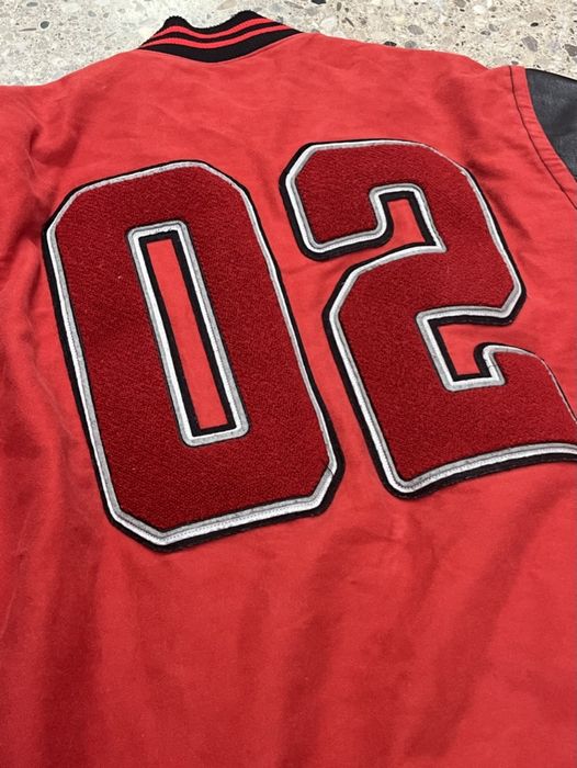 True Religion True Religion Varsity Jacket All Red XXL | Grailed