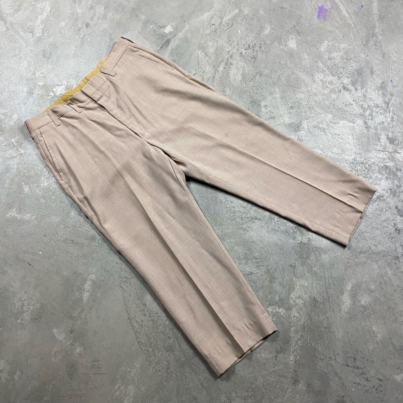 Farah 60s VTG FARAH SLACKS Talon Zipper USA Made Pants 36x25 Men’s ...