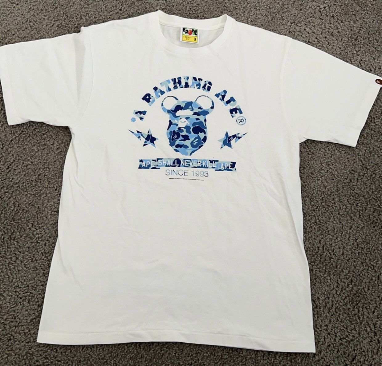 Bape Bape x Bearbricks street wear t-shirt | Grailed