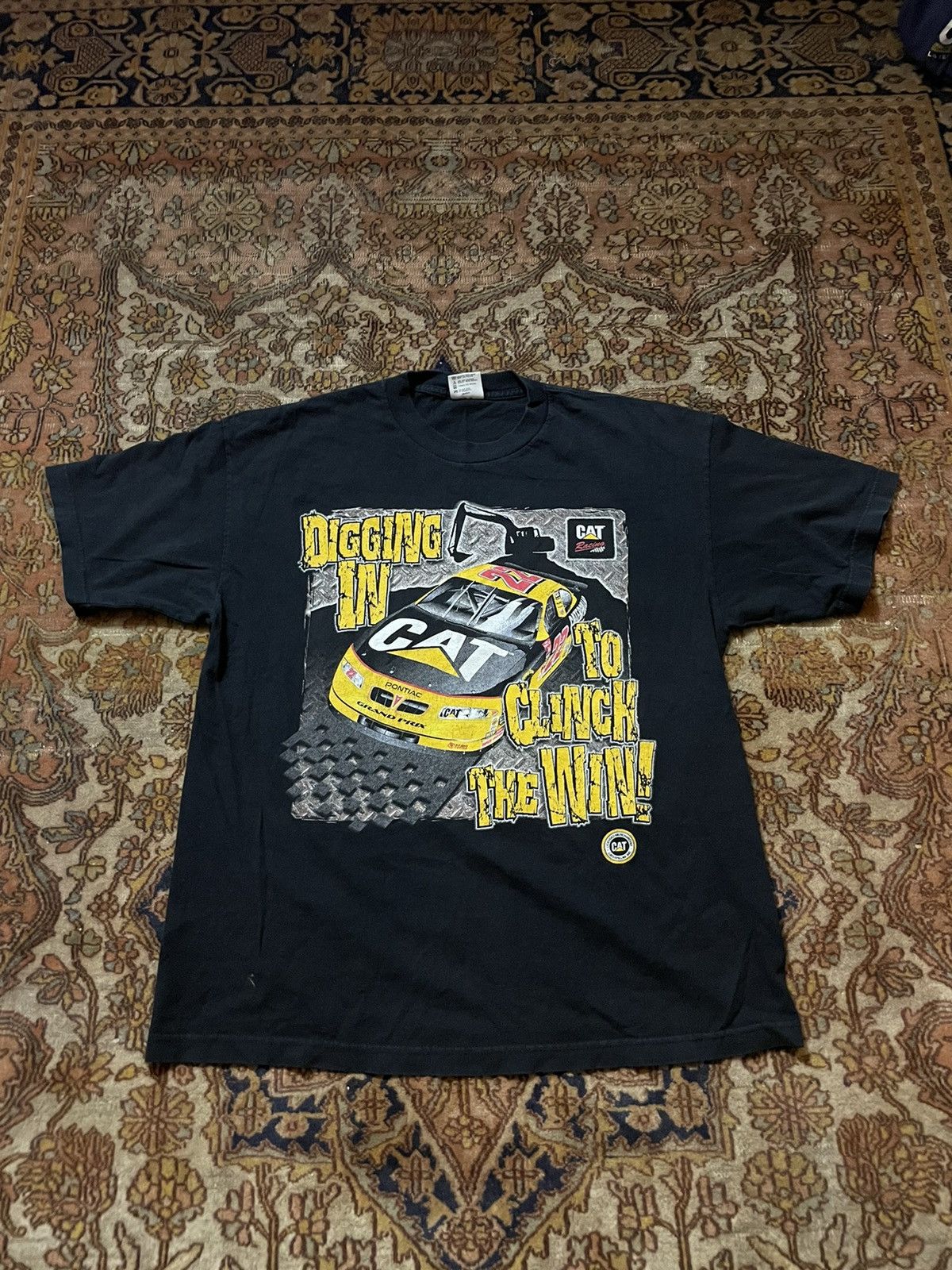 NASCAR × Streetwear × Vintage Vintage nascar cat racing t shirt | Grailed