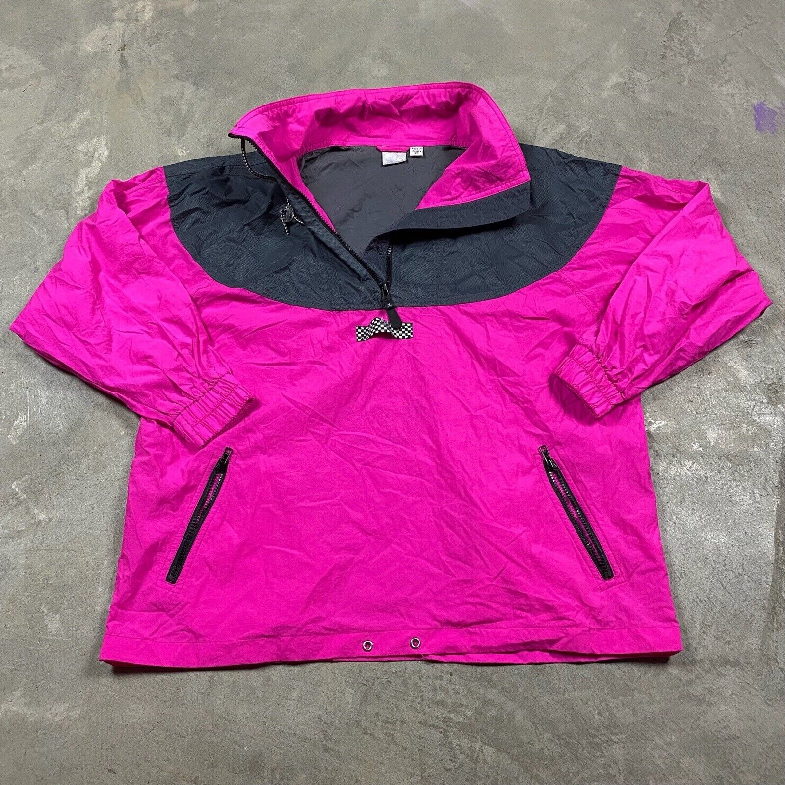 Ocean Pacific 90s VTG OCEAN PACIFIC Neon Hot Pink windbreaker jacket M ...