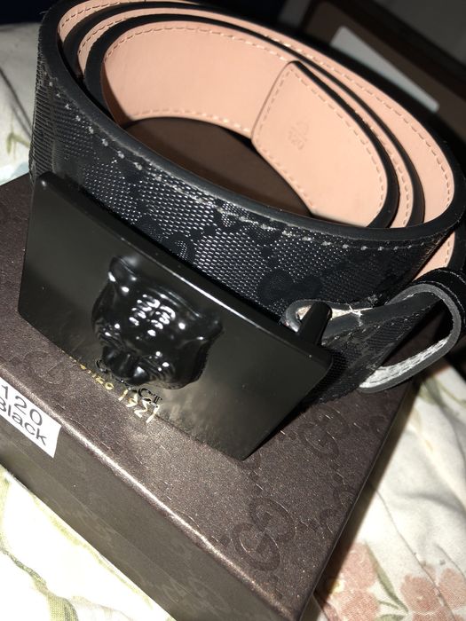 Gucci All Black Gucci belt | Grailed