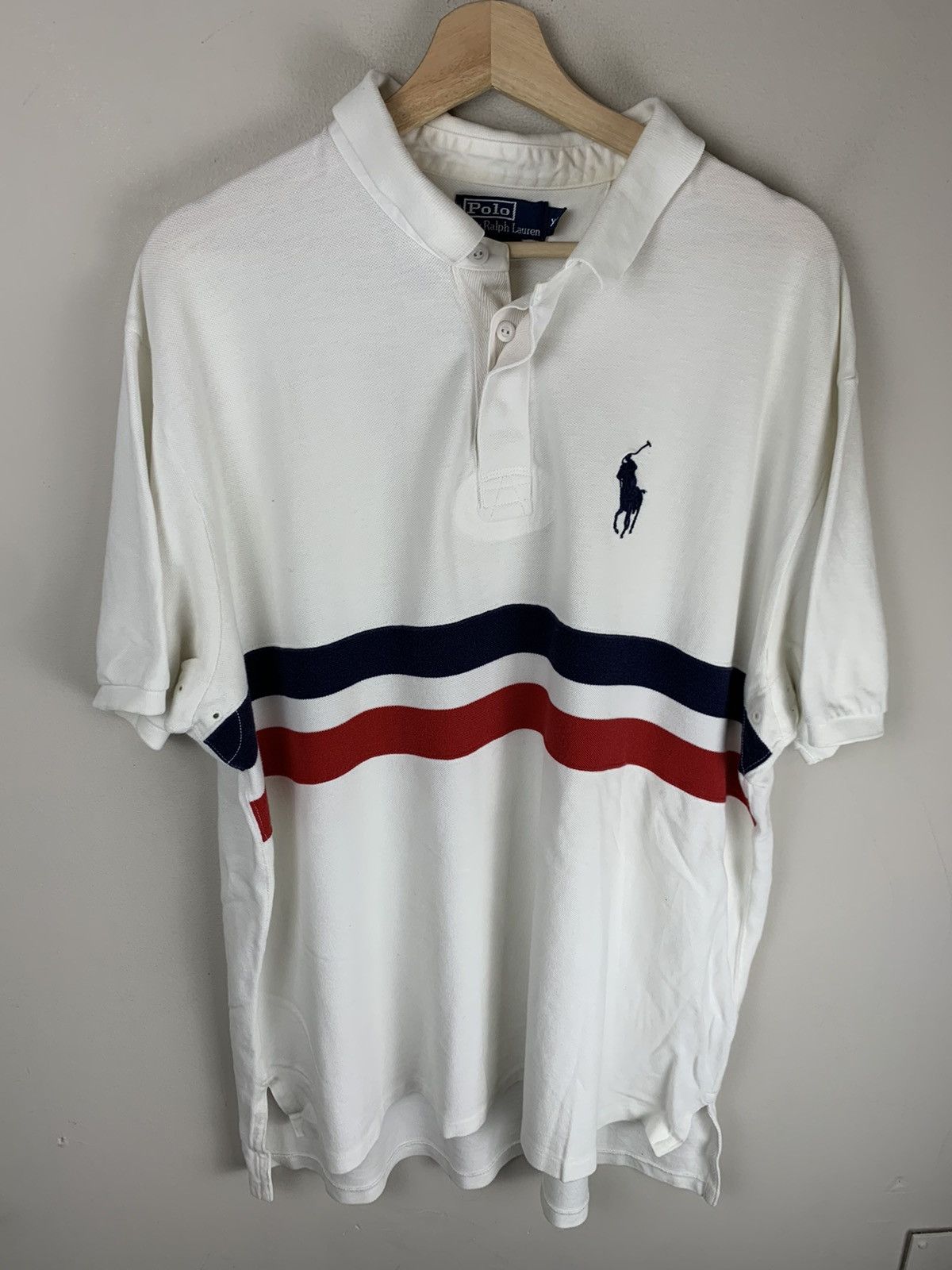 Polo Ralph Lauren × Vintage Vintage Polo Ralph Lauren Striped Polo ...