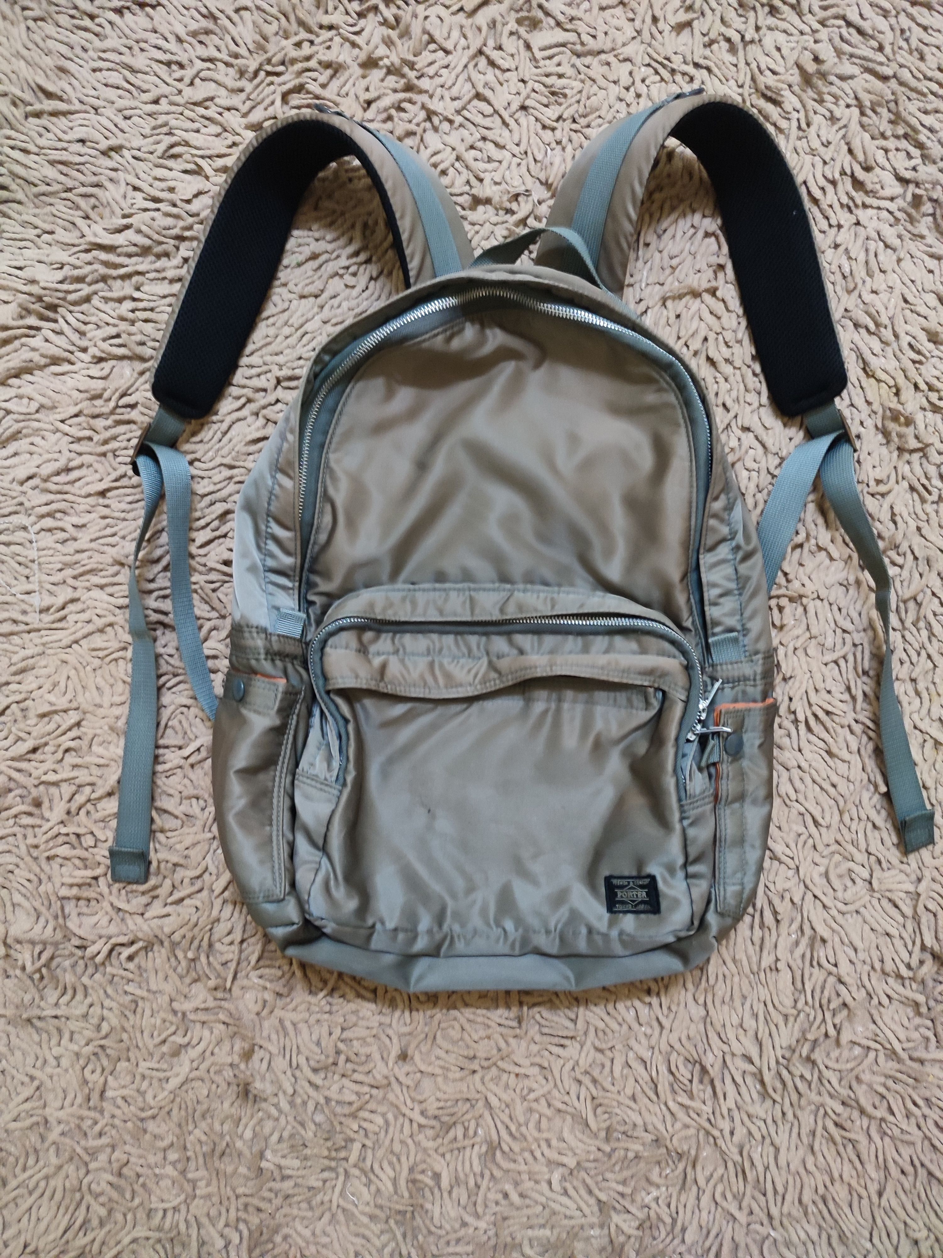 Porter Porter tanker backpack gray olive sun faded | Grailed