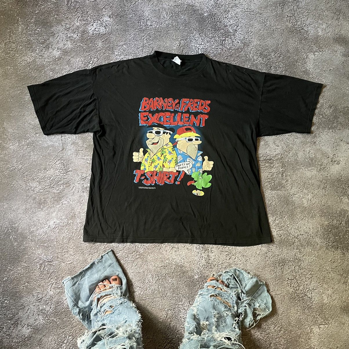 Vintage Vintage 90s Barney and Fred’s Excellent Cartoon Promo y2k | Grailed