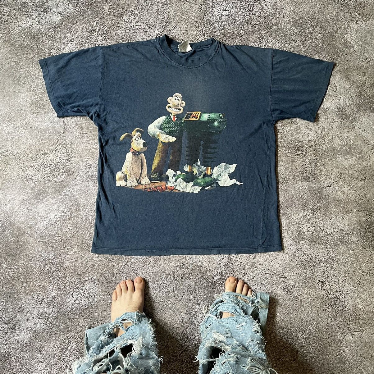 Cartoon Network × Streetwear × Vintage Vintage 90s Wallace and Gromit ...