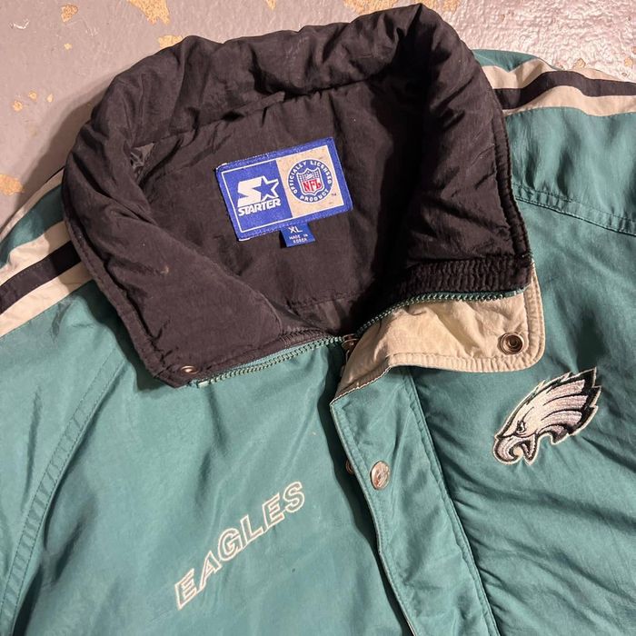 Vintage Vintage 90s Starter Philadelphia Eagles NFL Puffer Jacket | Grailed