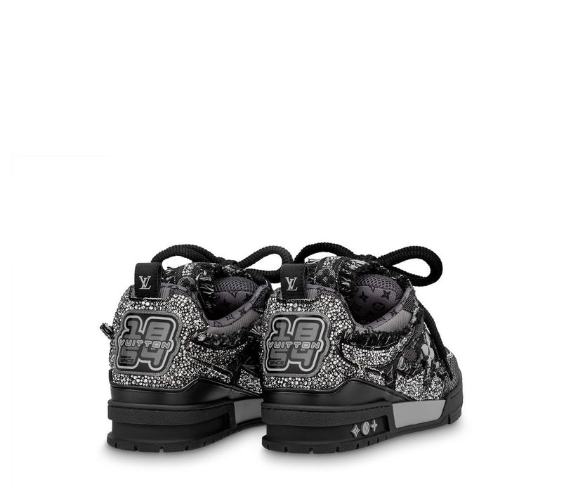 Louis Vuitton LV SKATE SNEAKER sparkling Swarovski™ crystals | Grailed