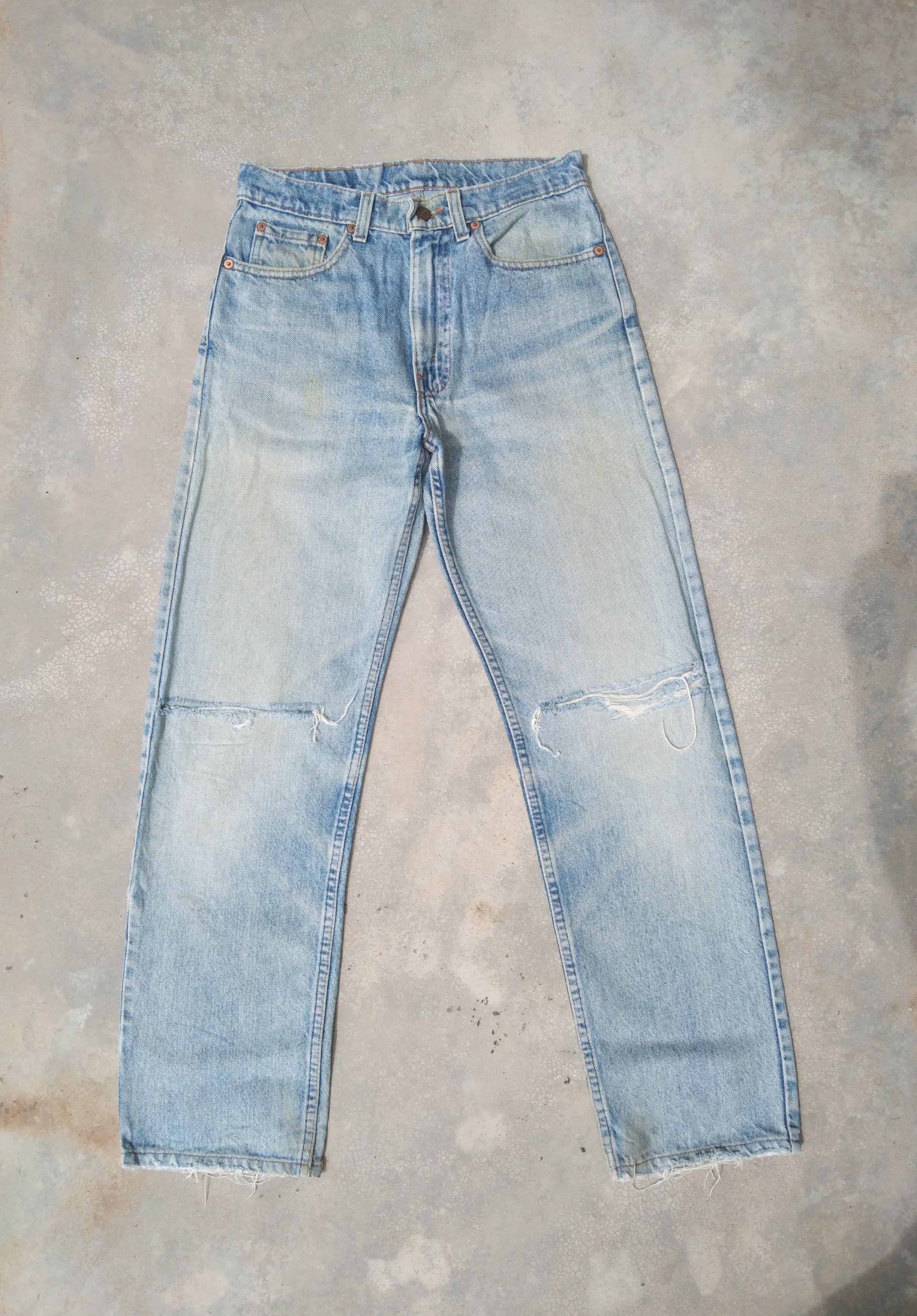 Jean × Levi's × Vintage 80s Vintage Levis Jeans 510 Made In USA Distressed Denim | Grailed