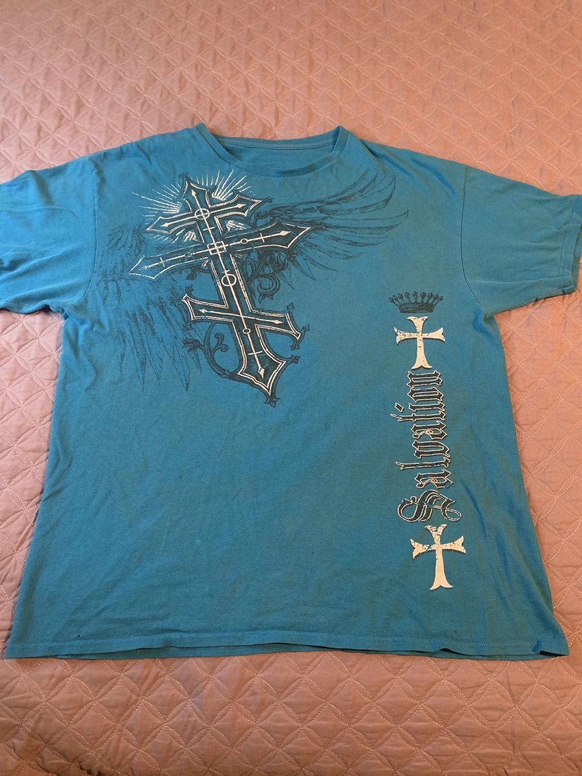 Vintage Salvation Large Shirt Affliction Raw Punk Emo | Grailed