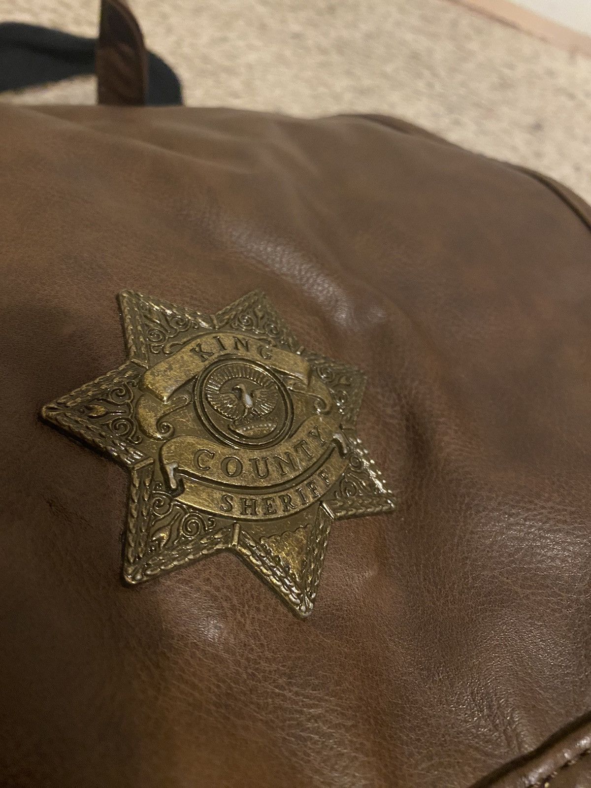 Movie The Walking Dead Rick Grimes Sheriff Leather Backpack | Grailed