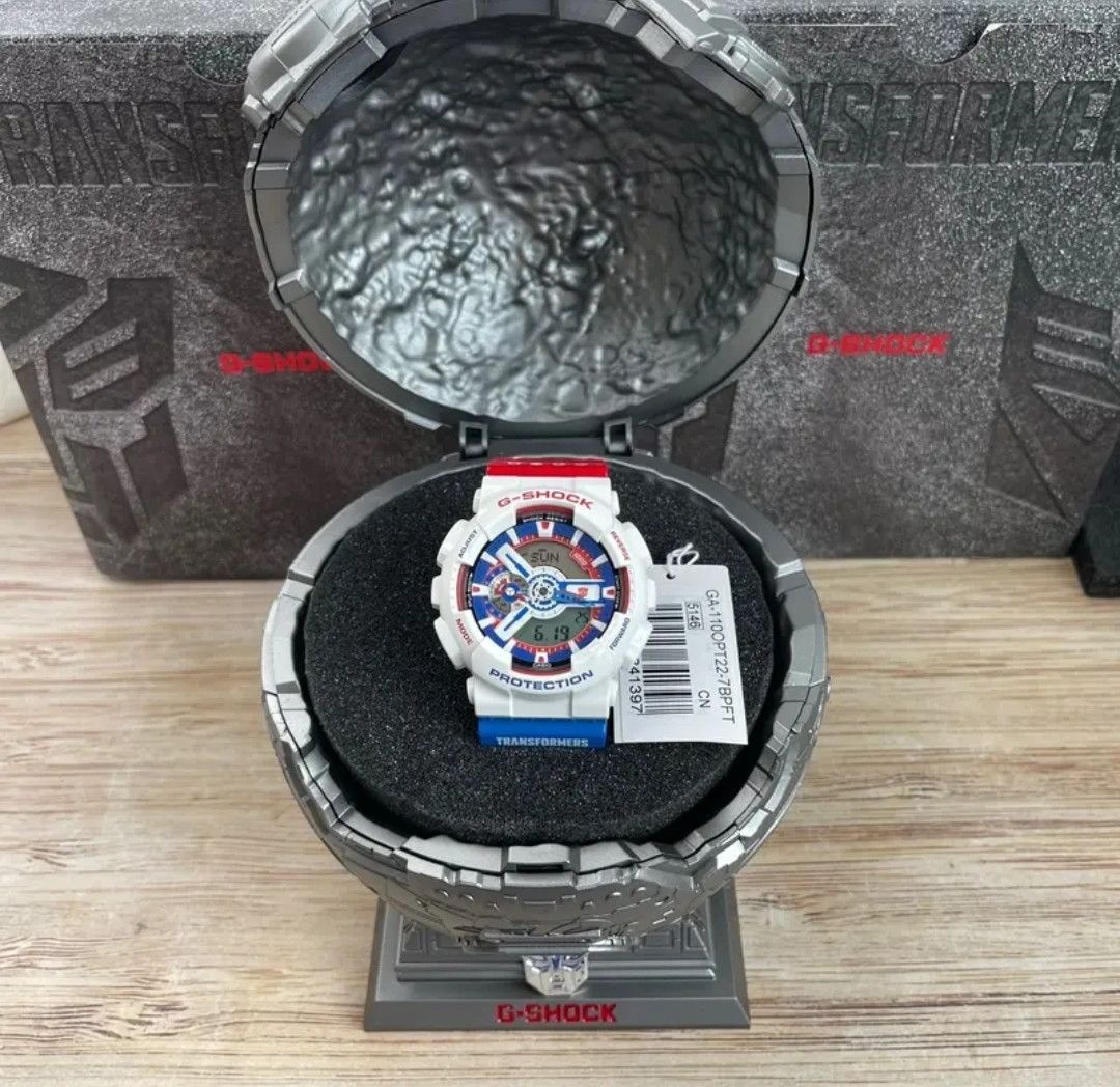 Casio × G Shock Casio G Shock GA-110OPT22-7PFT Transformers x G Shock ...