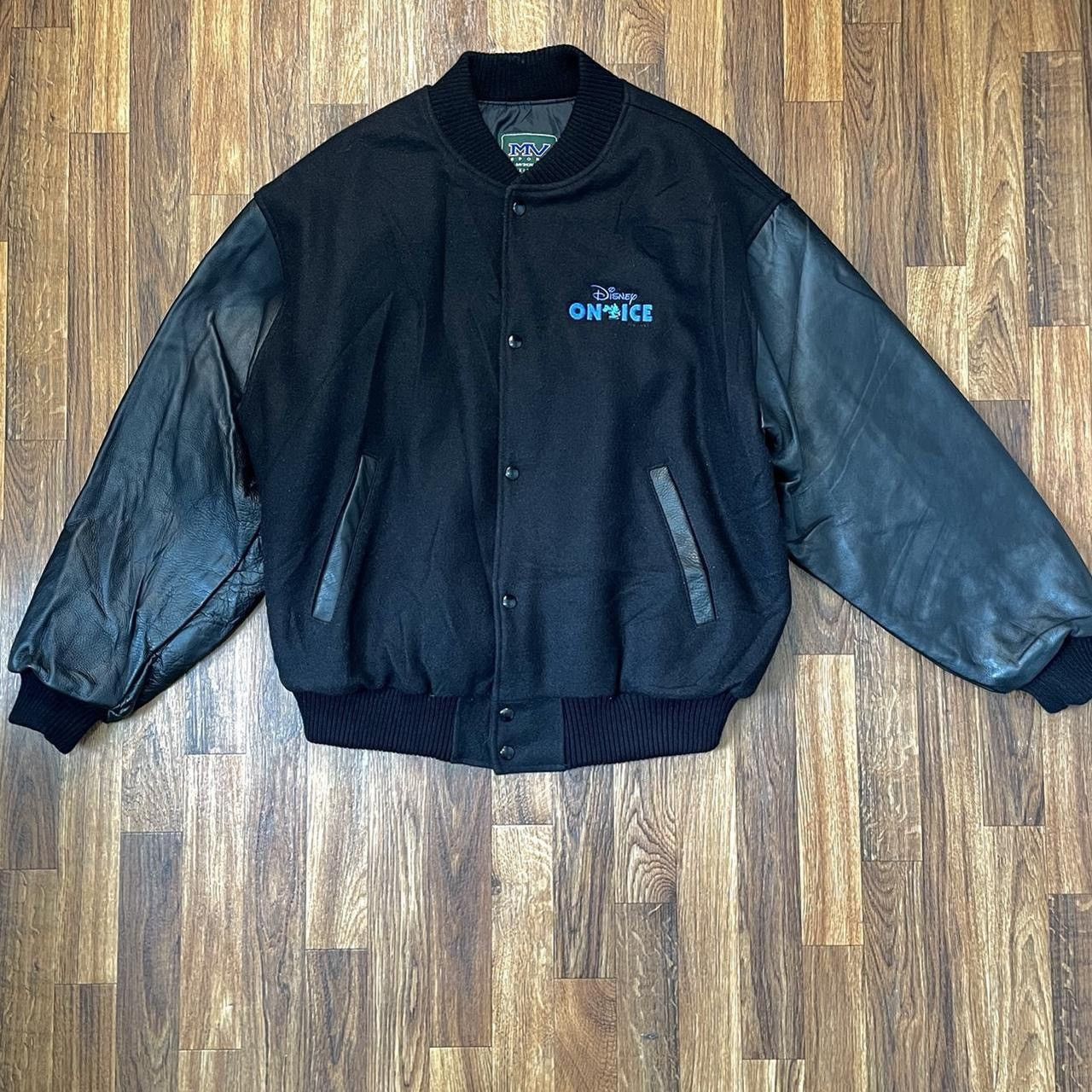 Disney × Vintage Vintage Disney on Ice Cast and Crew Leather Wool ...