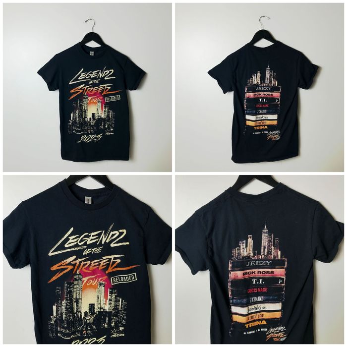 Urban Outfitters 2023 Legendz Of The Streetz Rap Tee Tour T Shirt ...