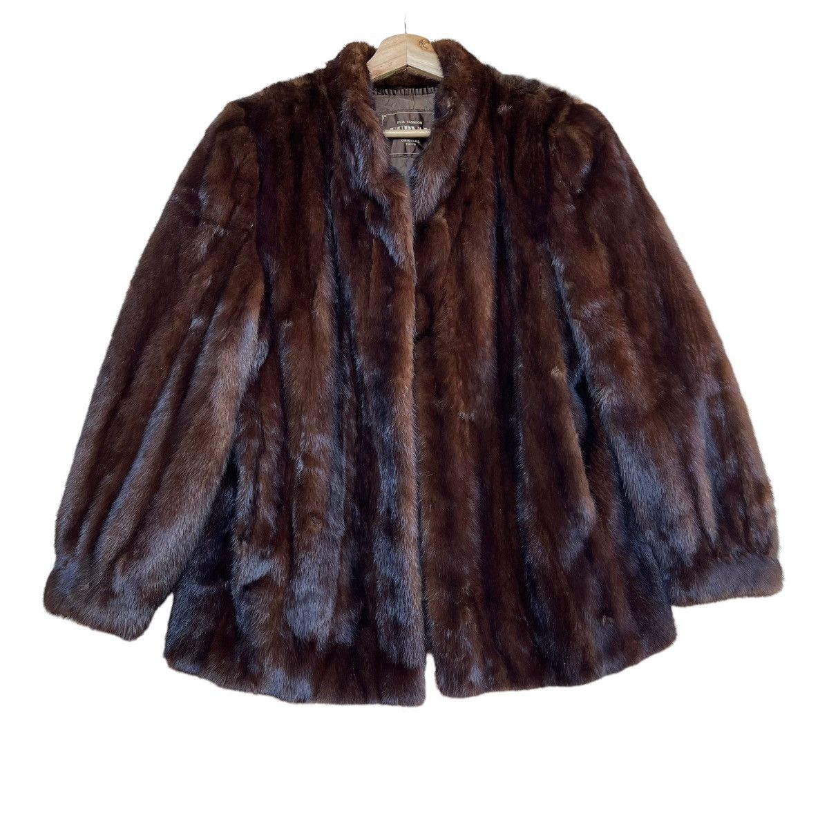 Japanese Brand 90s Fur Fashion FURVAN Original Tokyo Fur Coat Rare ...