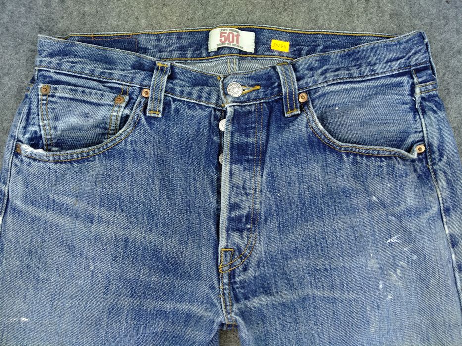 Vintage Vintage Levi's Original 501 Button-Fly Denim 33x30.5 JN511 ...