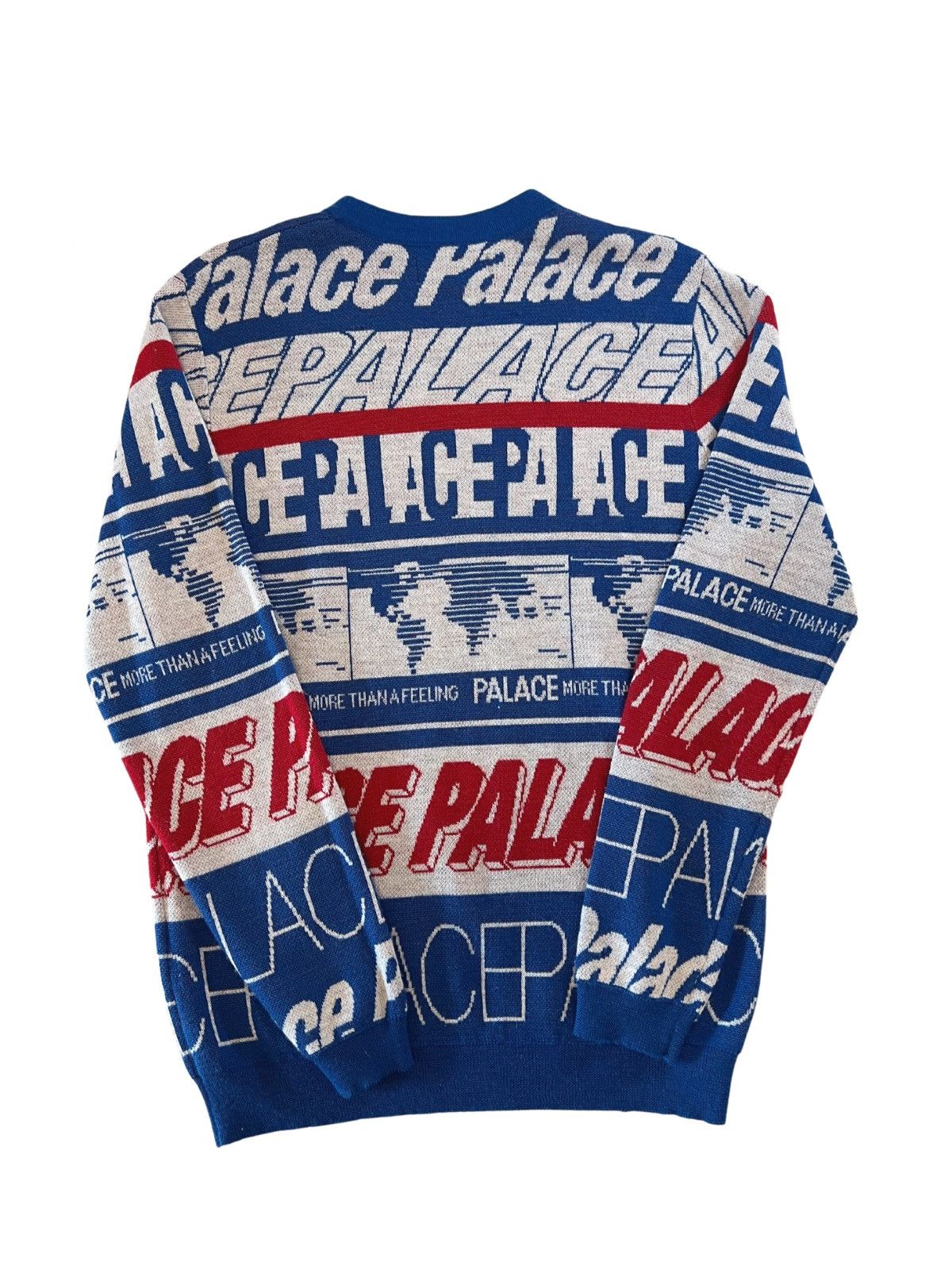 Palace Palace Multi Font Knit Sweater FW17 Size Medium | Grailed