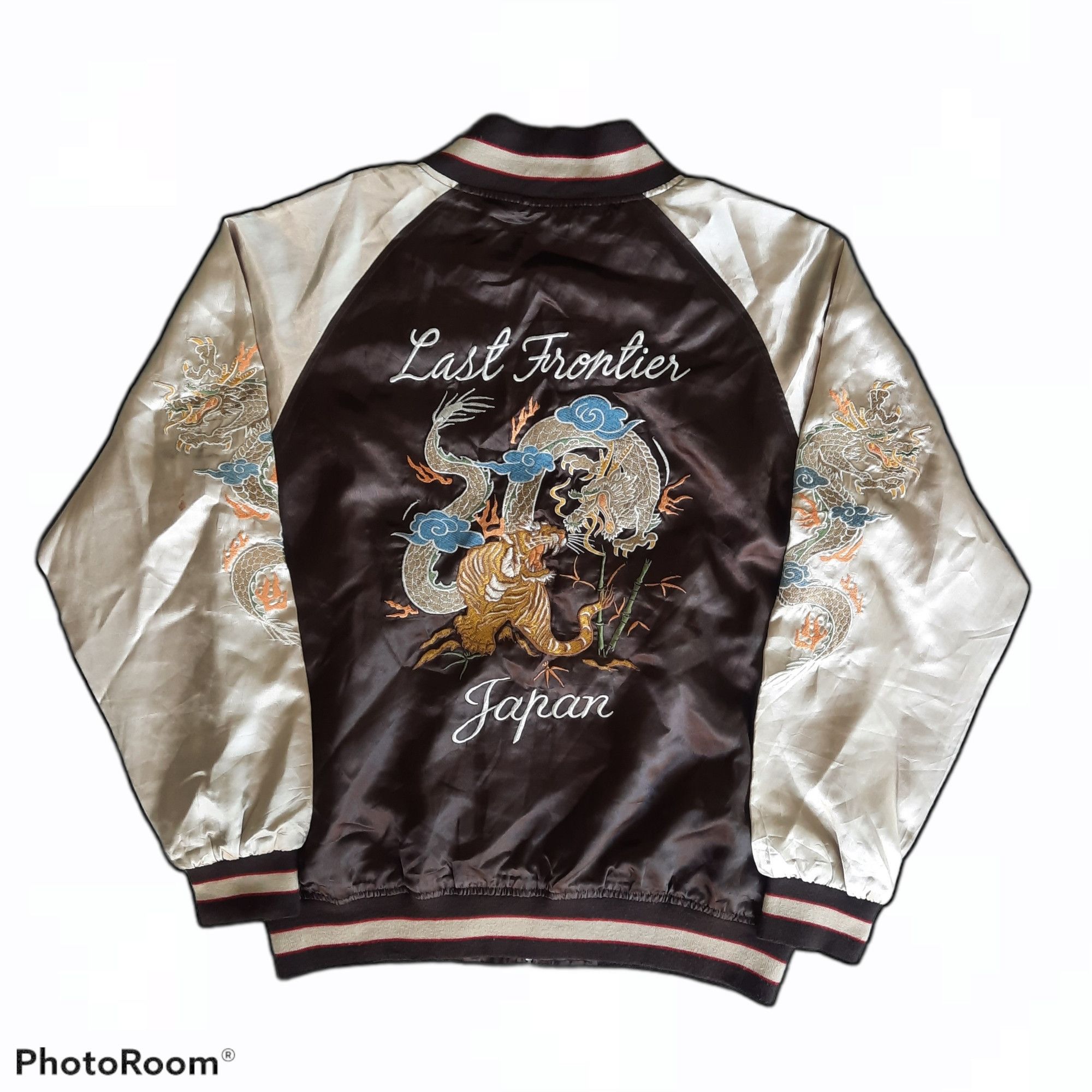 Japanese Brand 🔥Vintage japanese the last frontier japan sukajan jacket ...