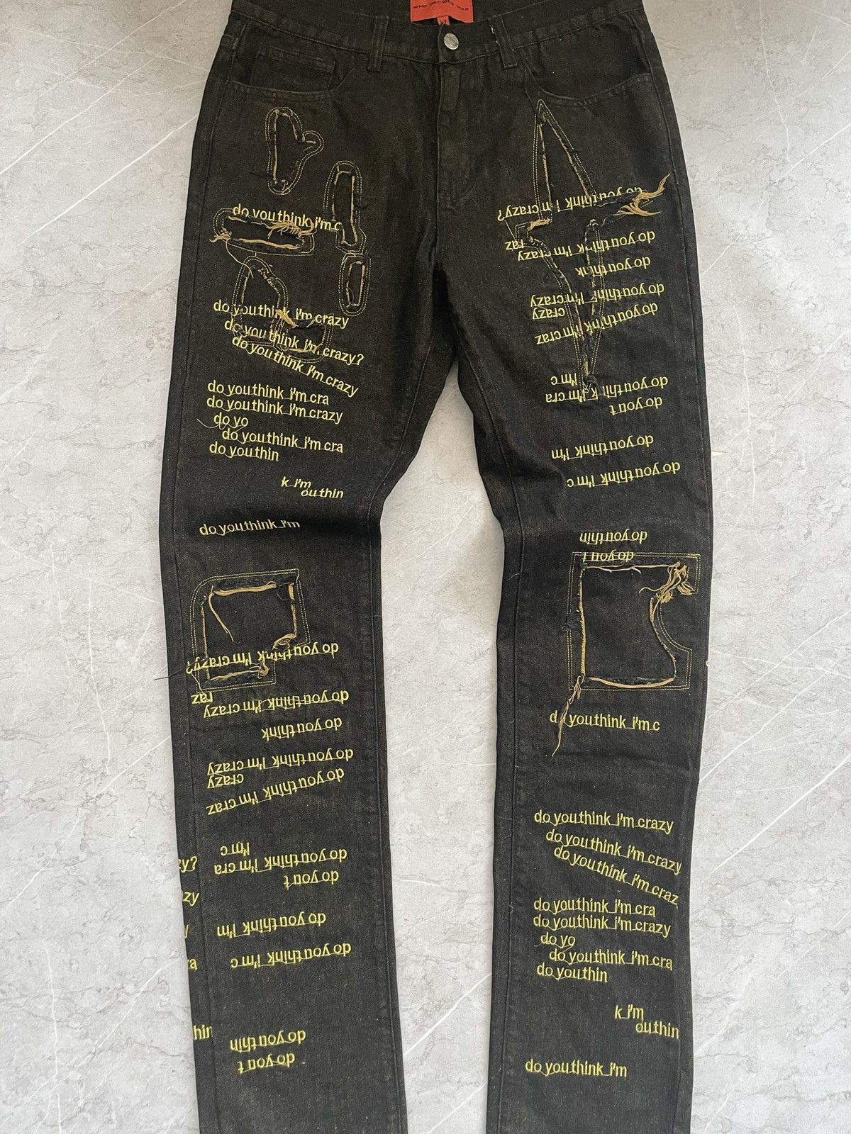 Ev Bravado Do you think I’m crazy denim jean 32 | Grailed