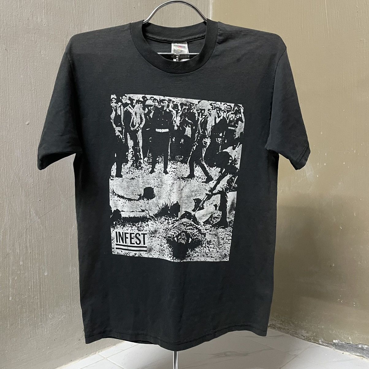 Vintage 90s Infest Band T shirt Powerviolence | Grailed