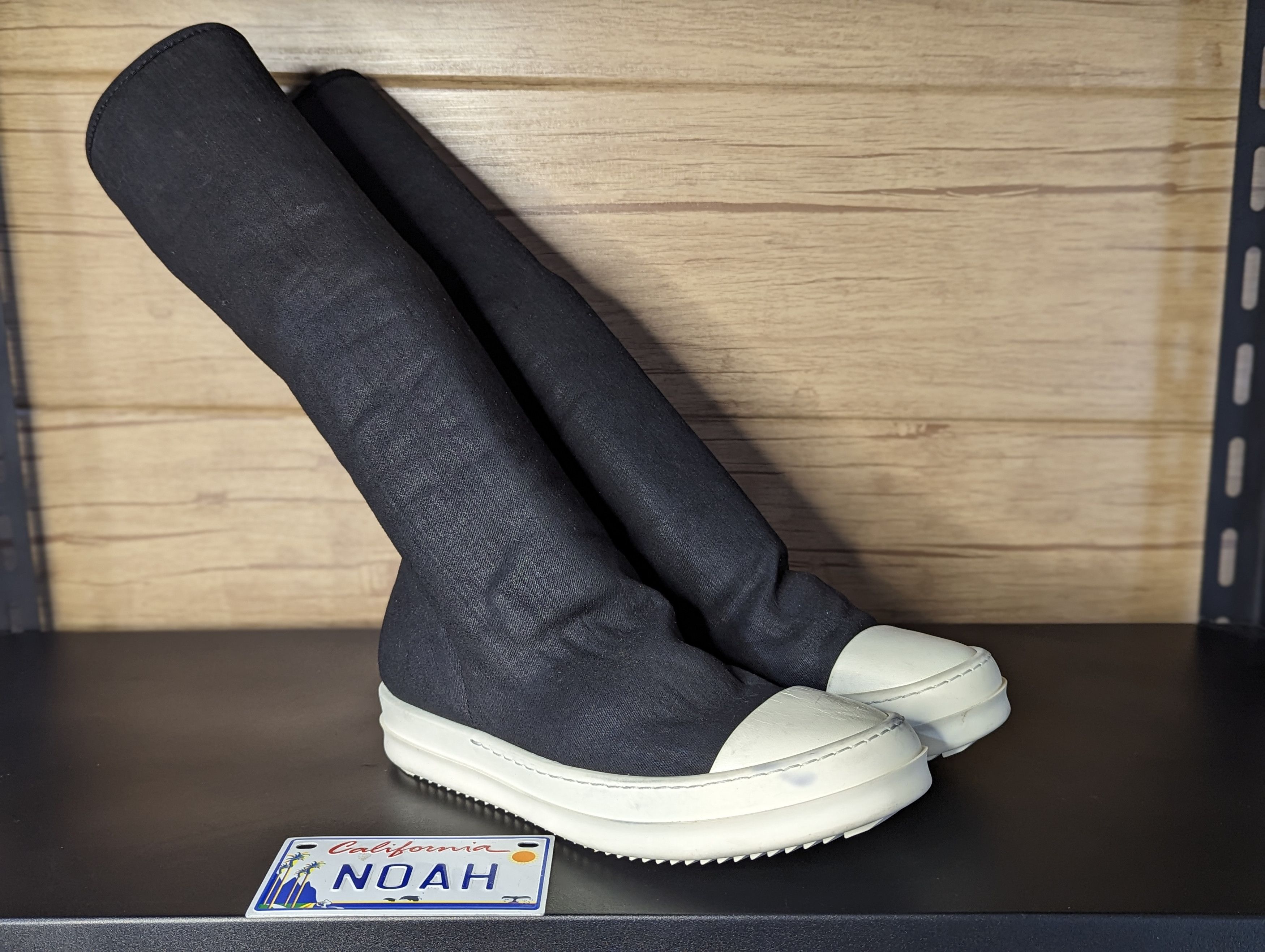 Rick Owens Rick Owens DRKSHDW Neoprene Sock Ramones Sneakers | Grailed