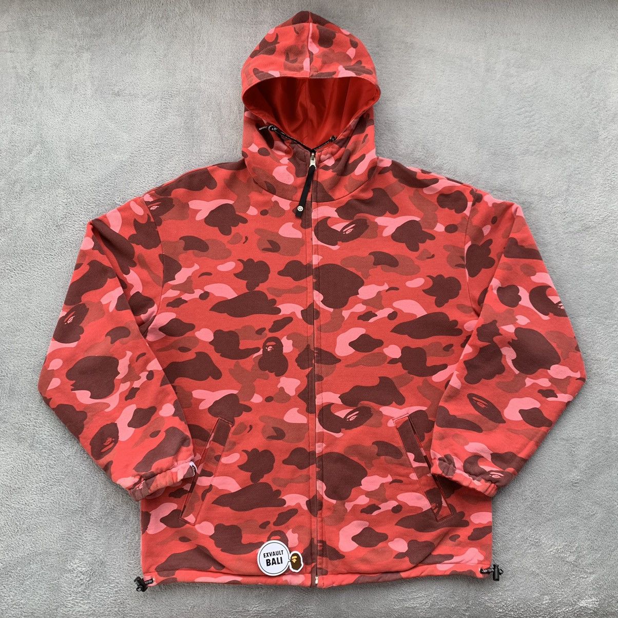 Bape 2006 Bape Reversible 1st Red Camo Jacket | Grailed