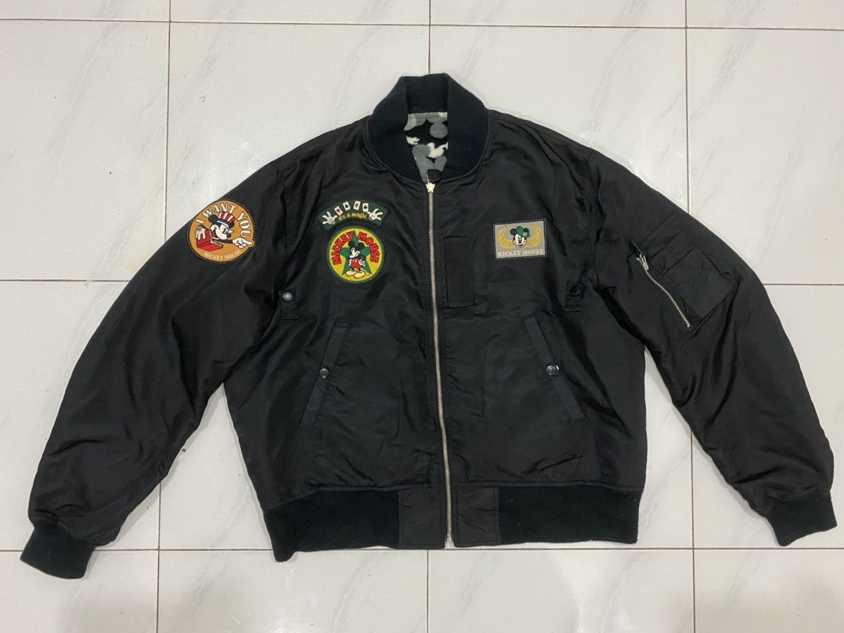 Vintage 🔥Vintage🔥 Mickey Mouse Flight Reversible Jacket | Grailed
