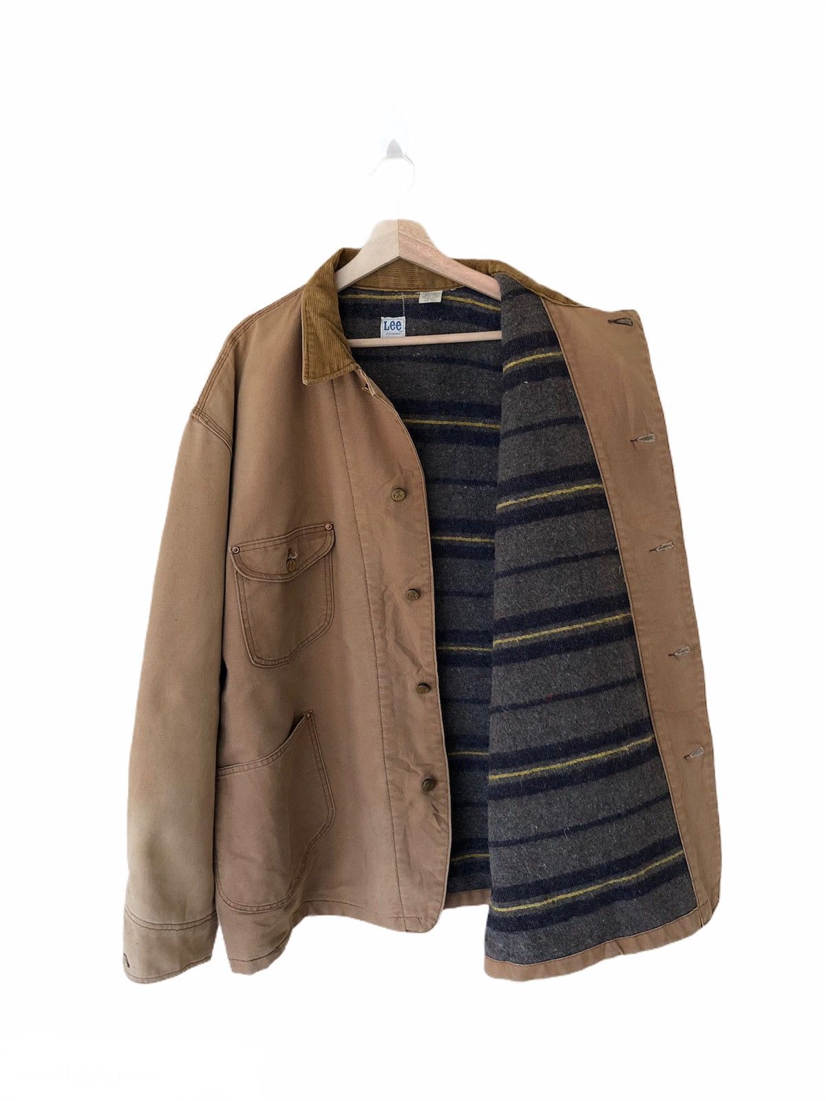 Lee × Vintage RARE 60s LEE SANFORIZED UNION WORK CHORE JACKET MADE IN ...