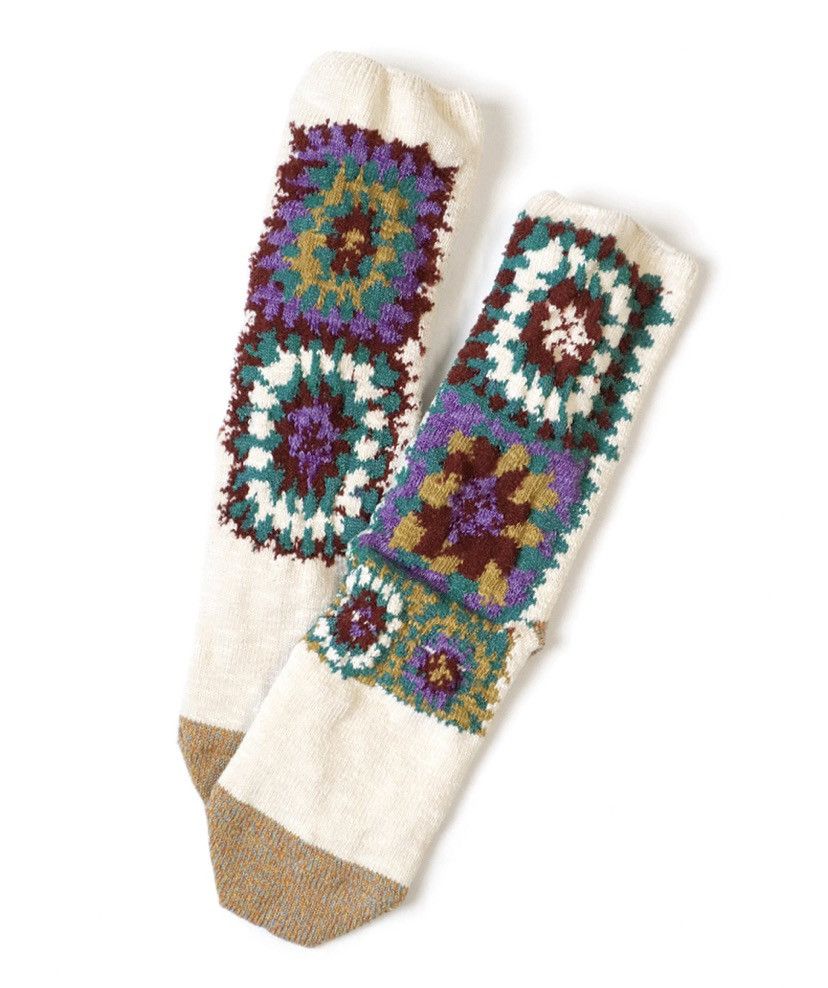 Kapital Kapital 96 crochet stretch socks | Grailed