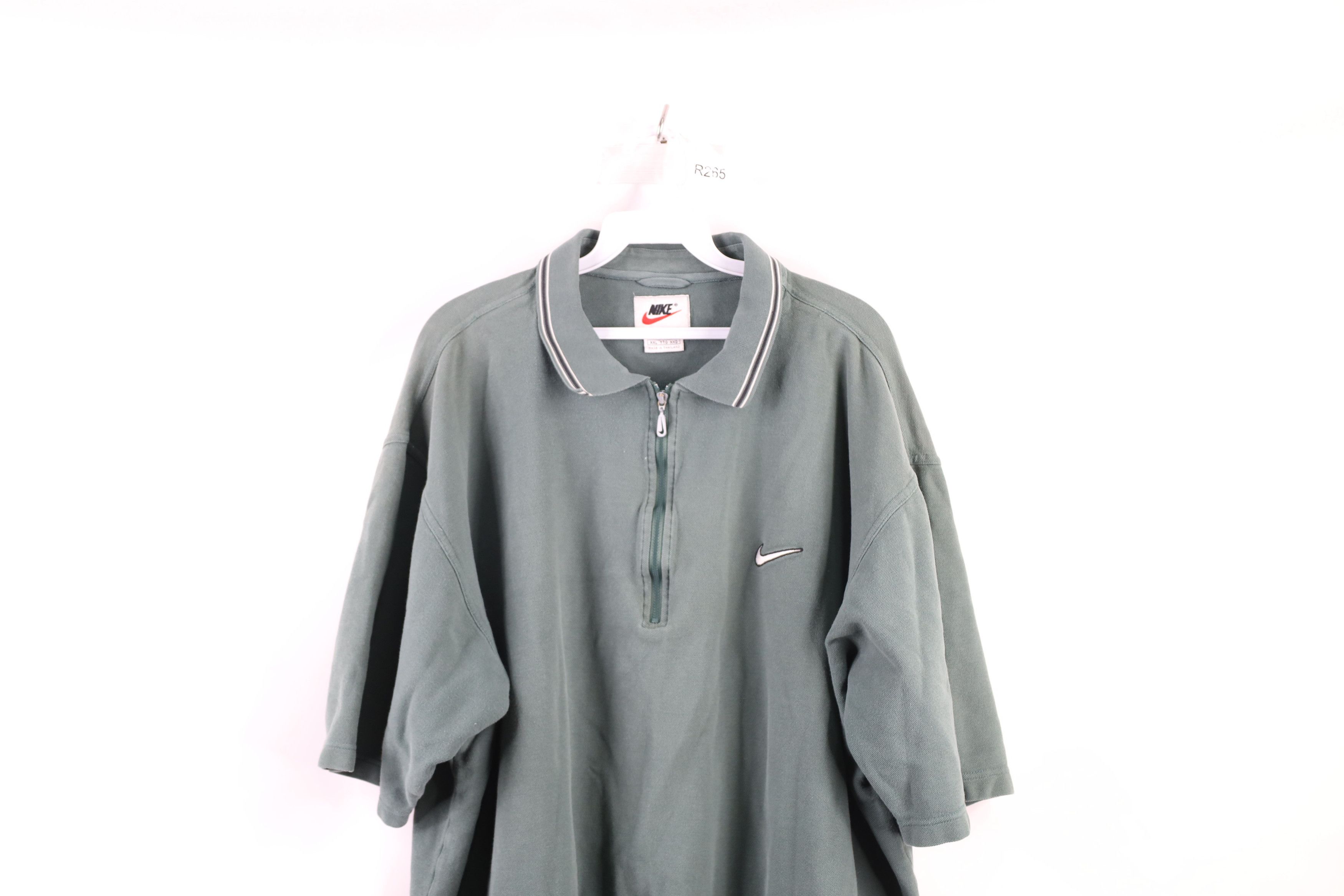 Nike Vintage 90s Nike Travis Scott Swoosh Half Zip Collared Polo | Grailed