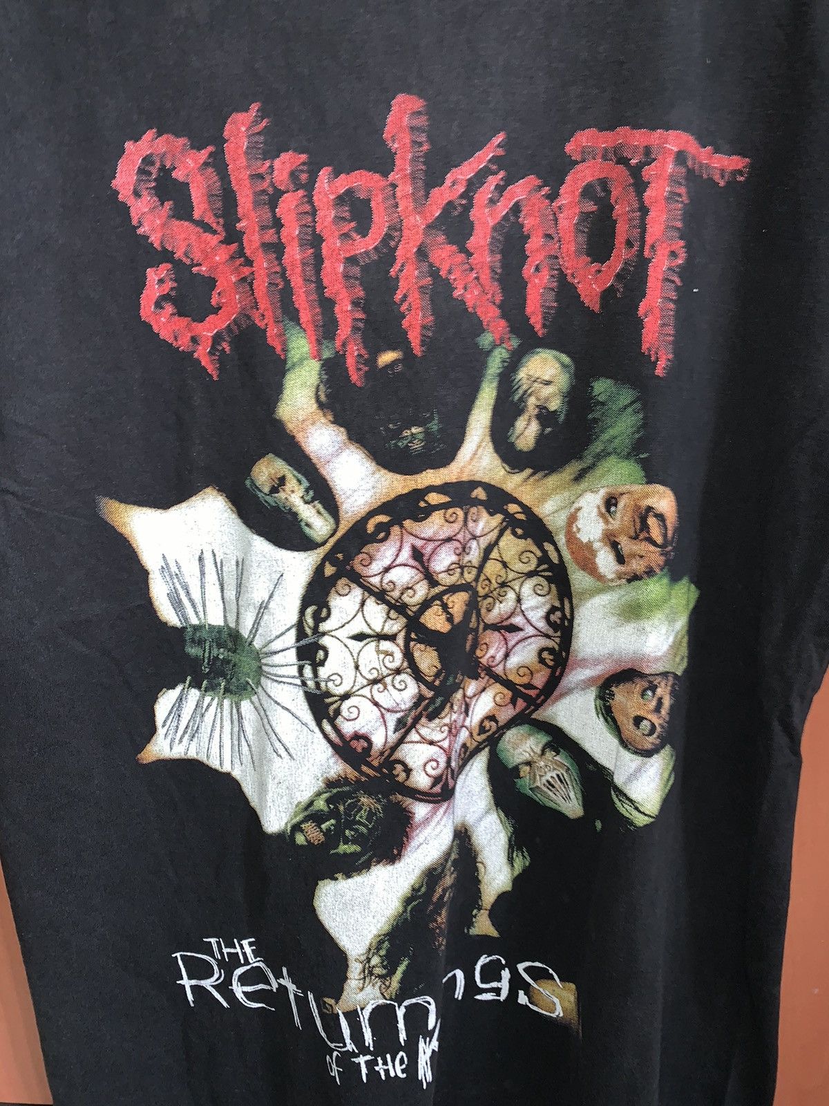 Vintage vintage SLIPKNOT BAND T-shirt(RARE WITH LINE UP) | Grailed