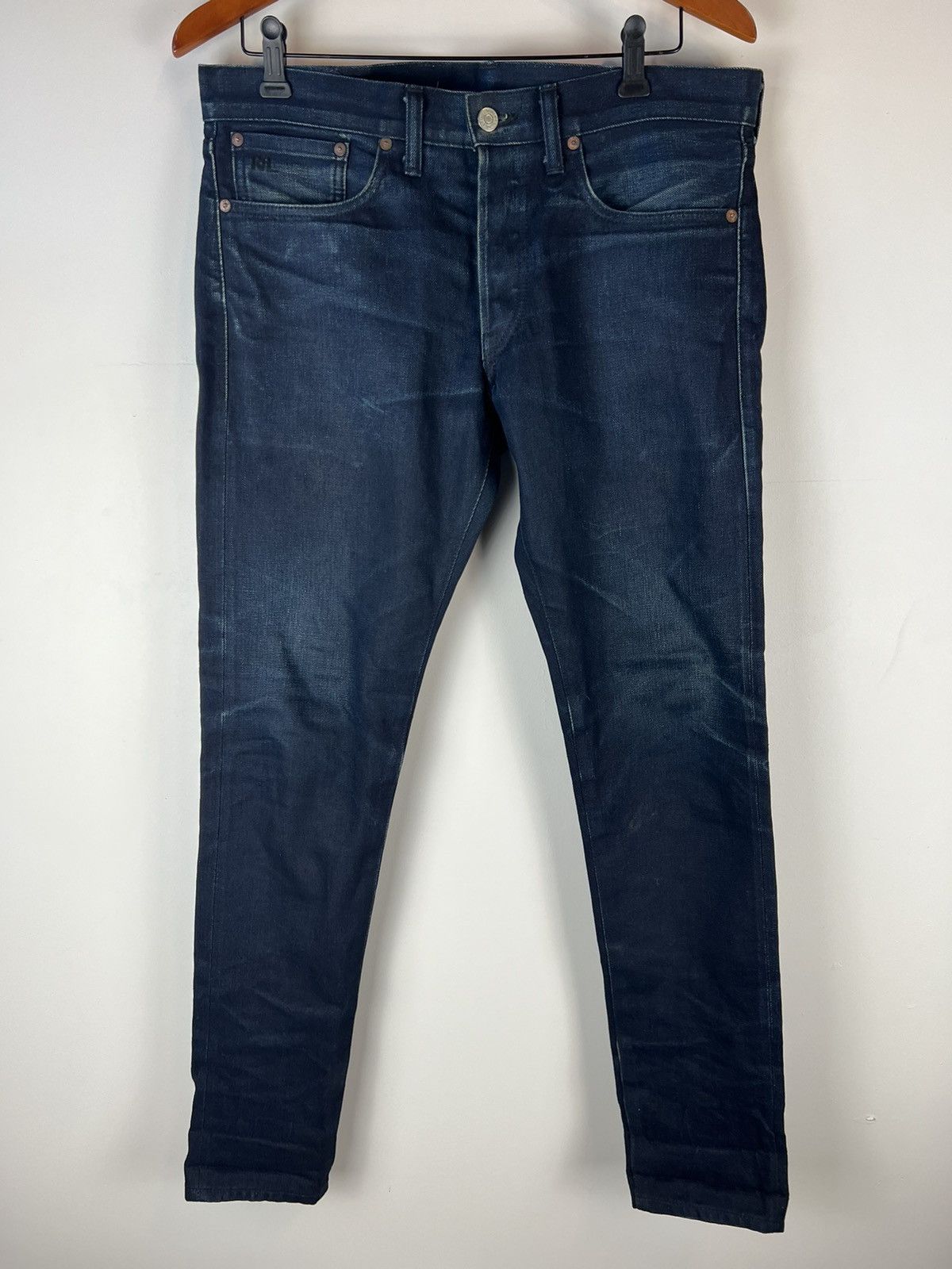 RRL Ralph Lauren RRL Slim Fit Rigid Selvedge Denim Jeans | Grailed