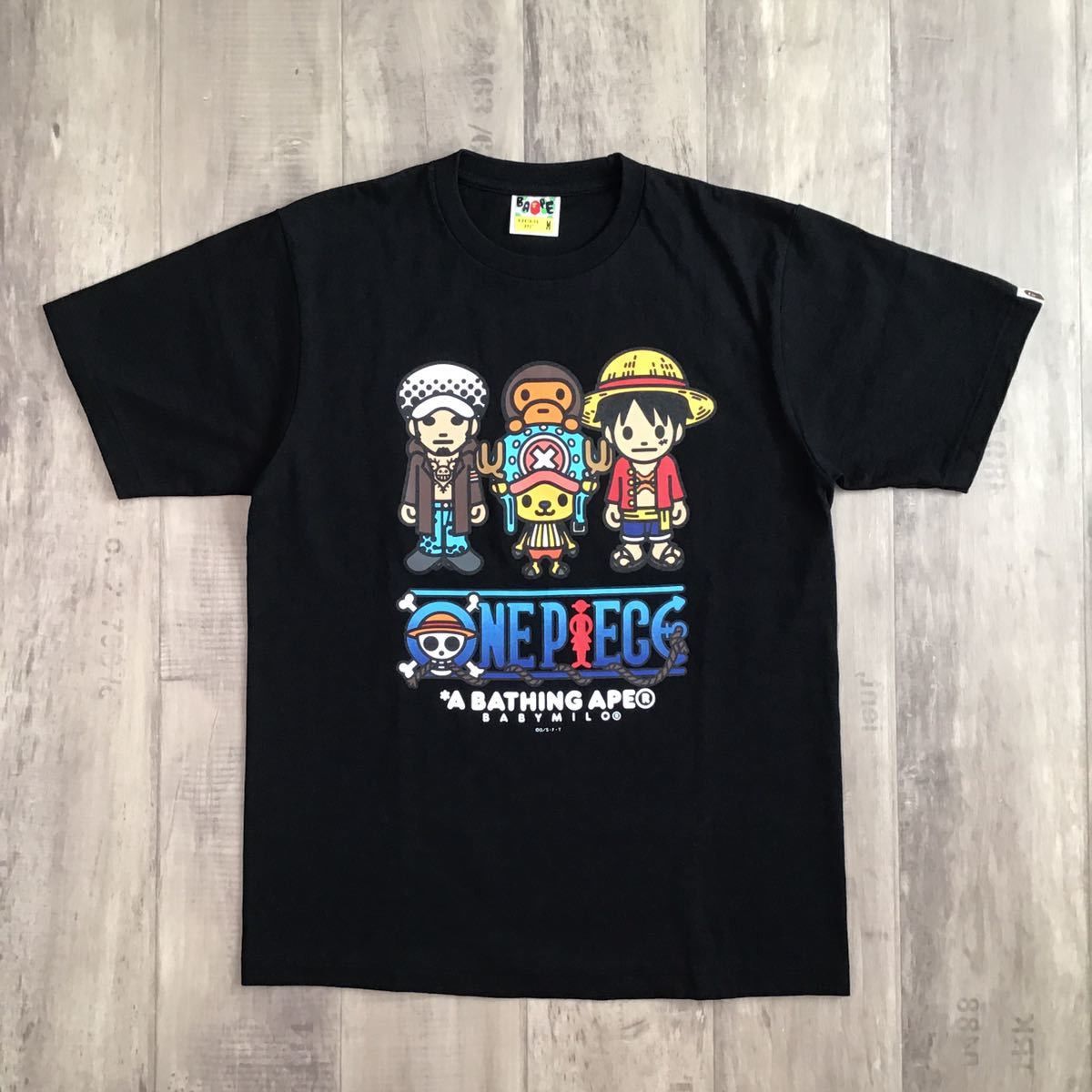 Bape BAPE × OnePiece PIRATES ALLIANCE T-shirt luffy milo ape | Grailed