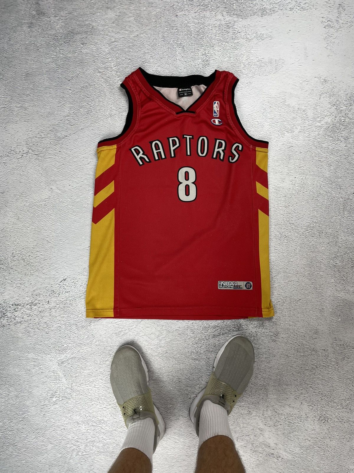 Vintage CALDERON Raptors 90’s Champion jersey nba y2k blokcore | Grailed