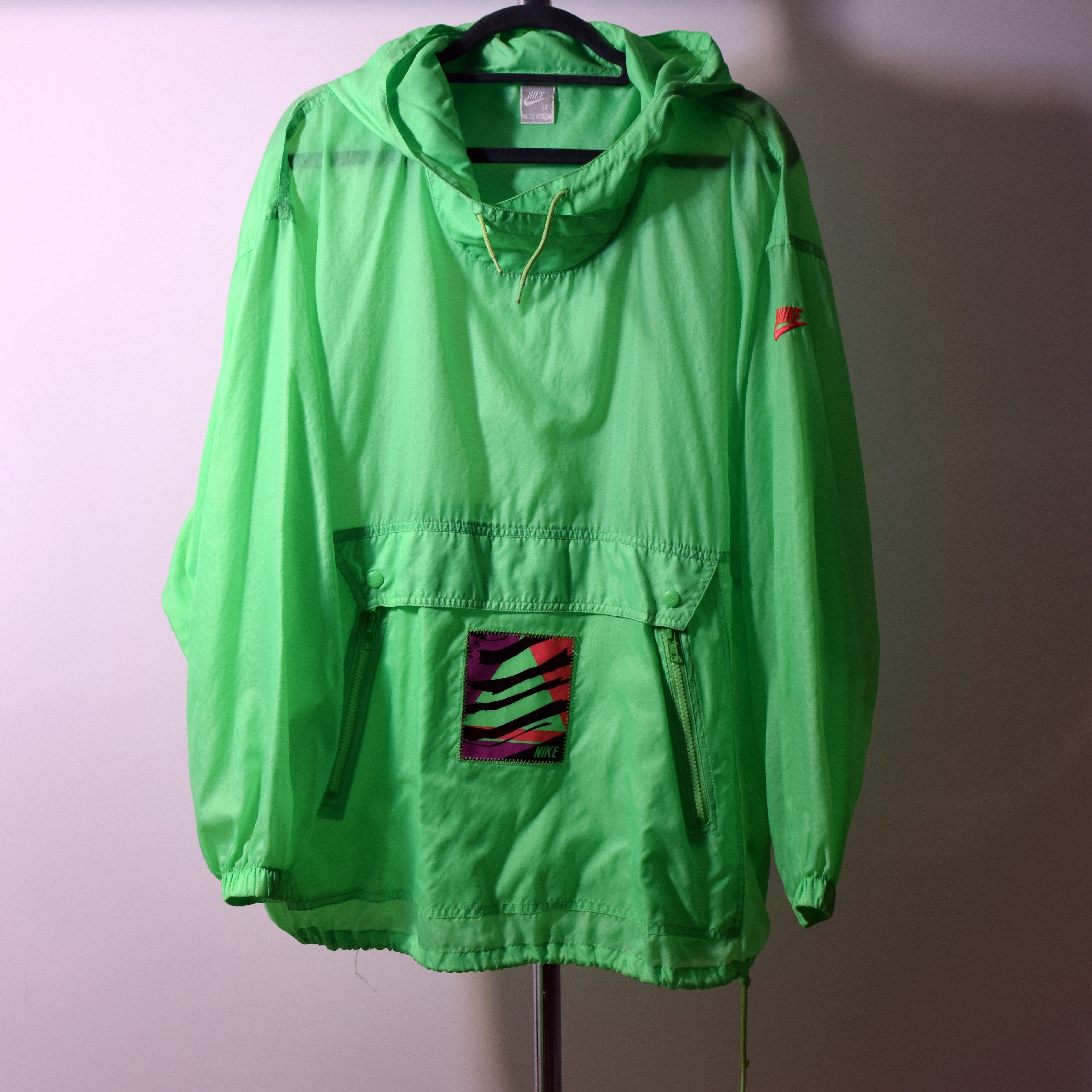 Nike × Nike ACG × Vintage 90S ANORAK PATCH VINTAGE NIKE JACKET M RARE ...