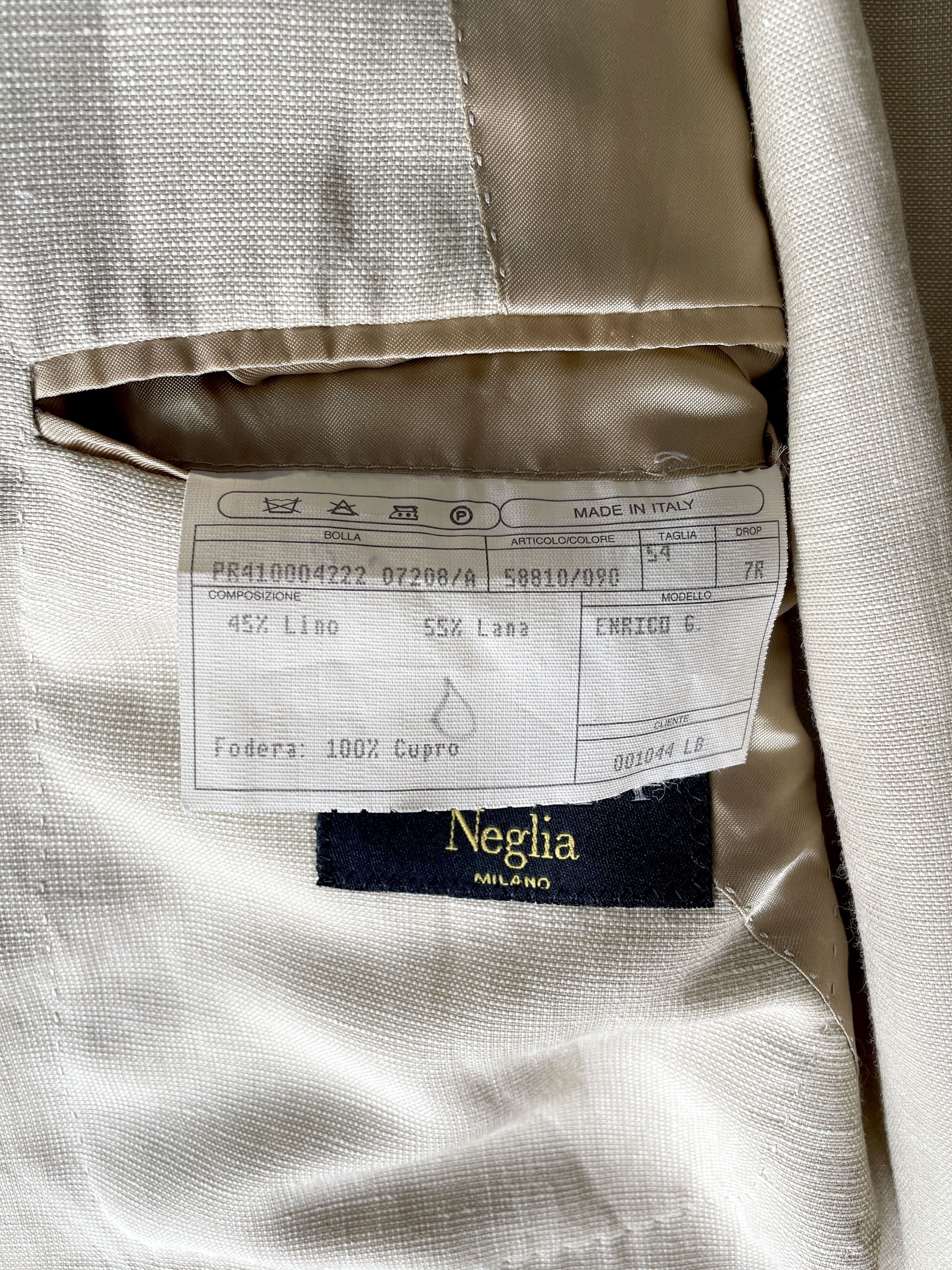 Vintage Isaia Linen Blazer Size 54 | Grailed