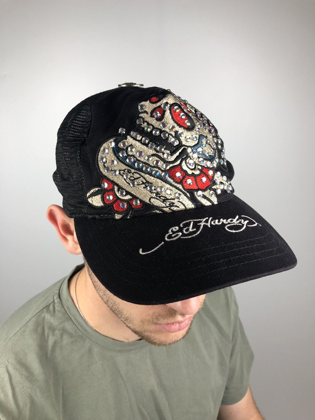 Ed Hardy × Streetwear × Vintage Don Ed Hardy Christian Audigier Hat Cap ...
