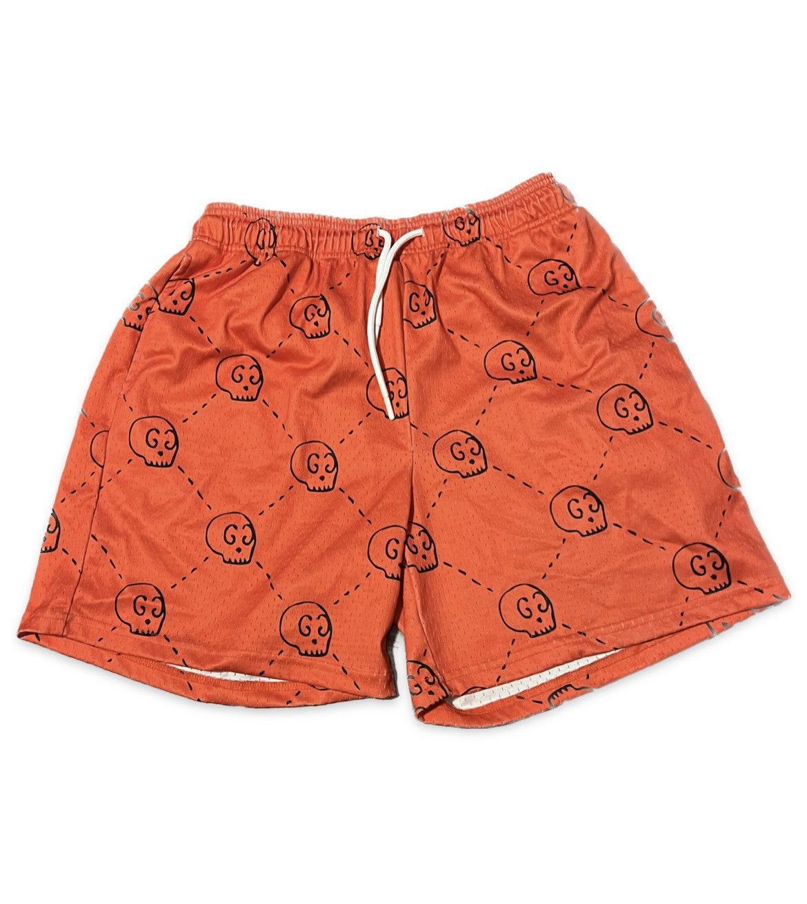 Custom × Streetwear GG Gucci Ghost Skull Shorts | Grailed