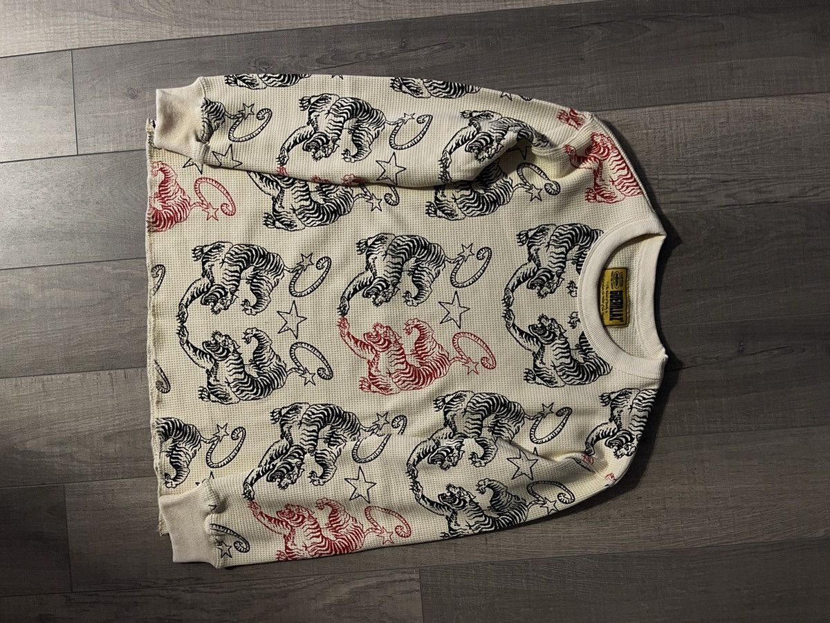 Corteiz Corteiz Mens Tiger Waffle Longsleeve | Grailed