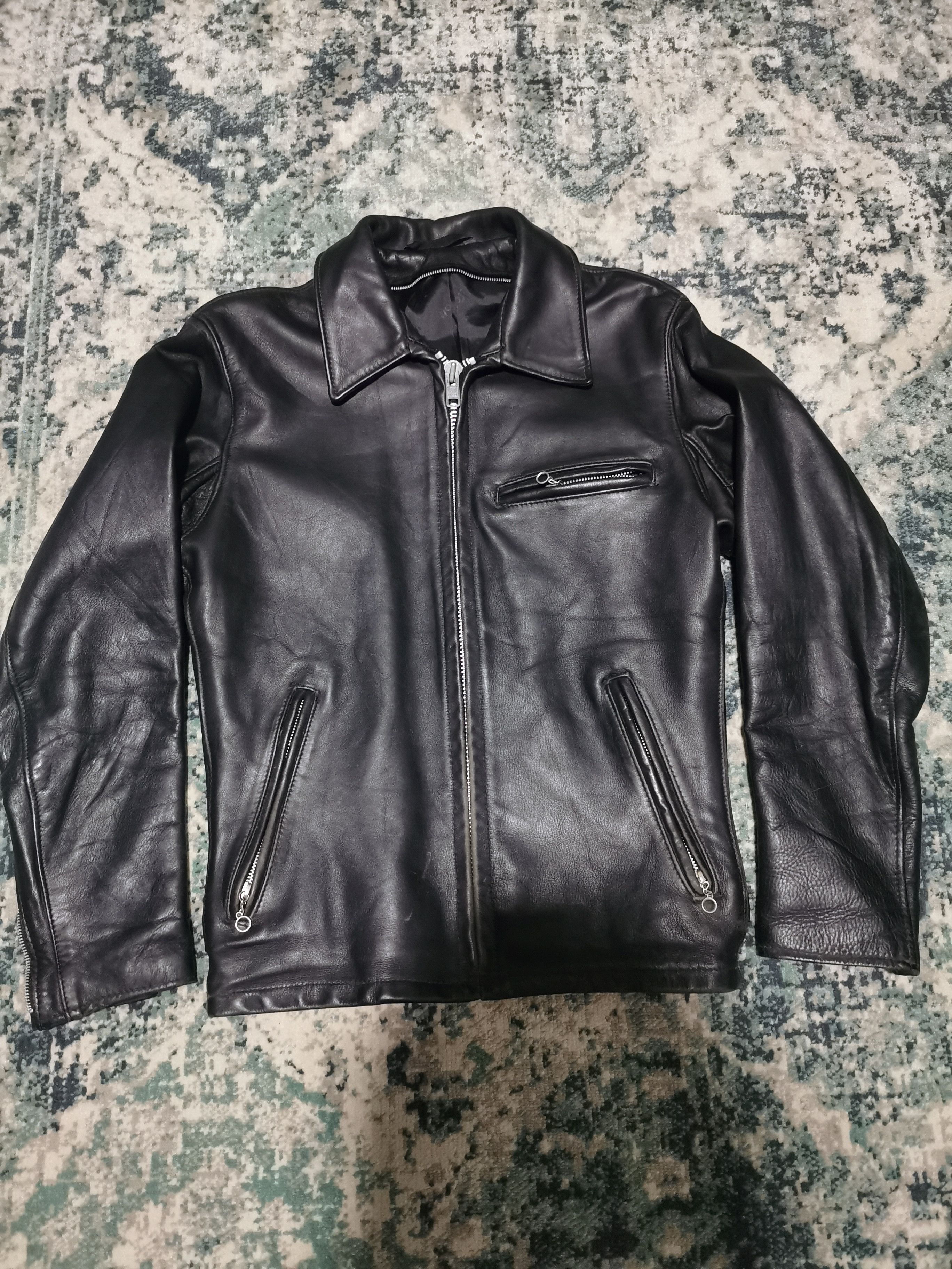 Schott × Vintage Vintage Schott 643 Single Rider Cafa Racer Perfecto Jacket | Grailed