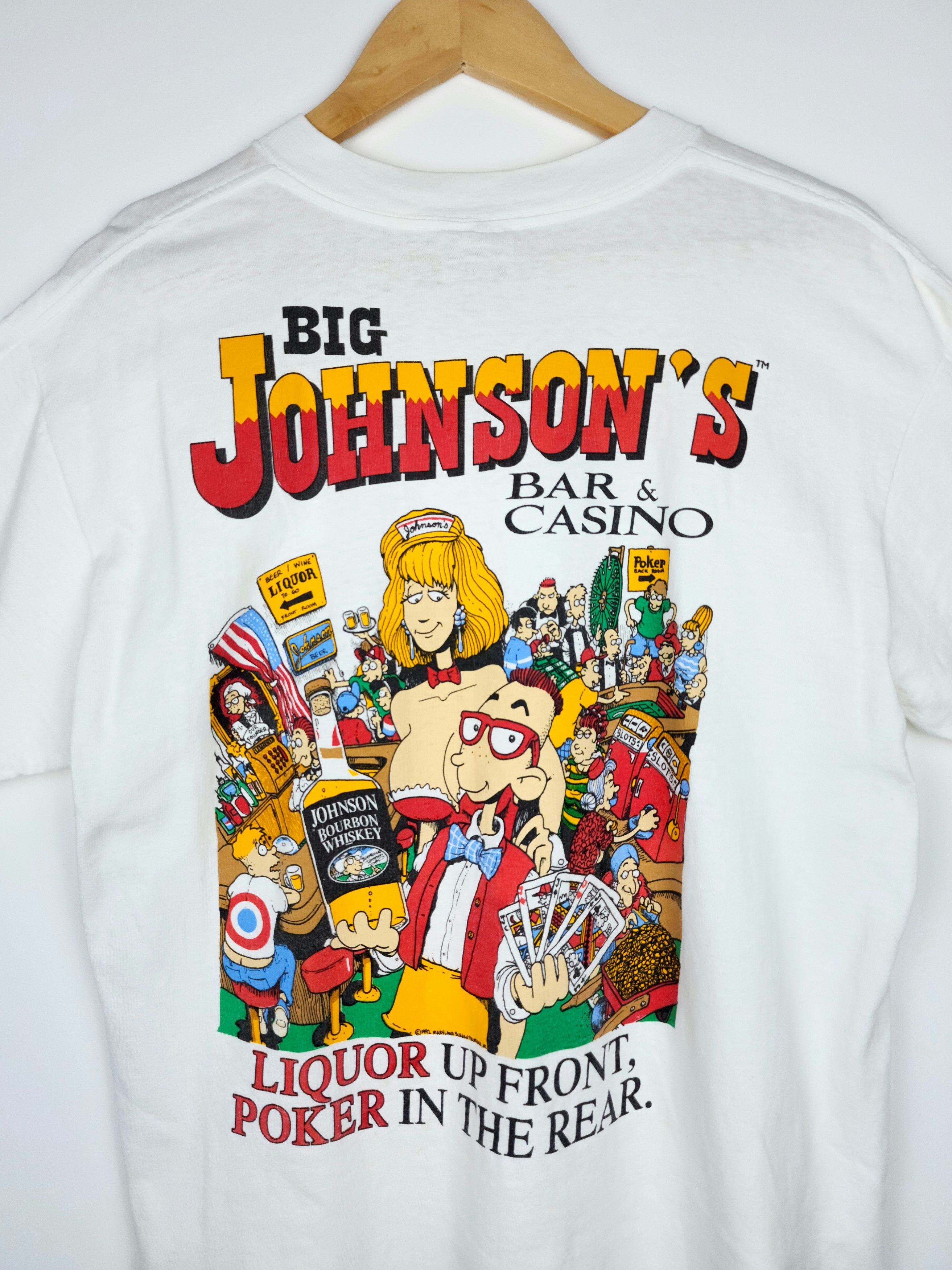 Vintage Vintage 90's BIG JOHNSON Bar and Casino Large Size | Grailed