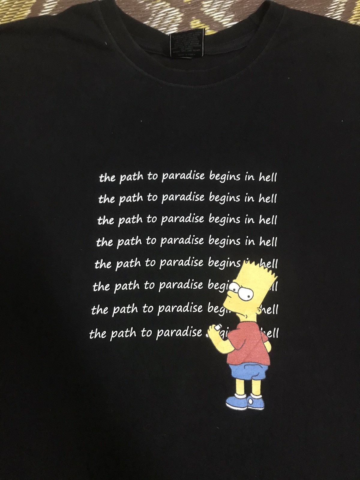 The Simpsons the path to paradise begins in hell very rare simpsons tee ...
