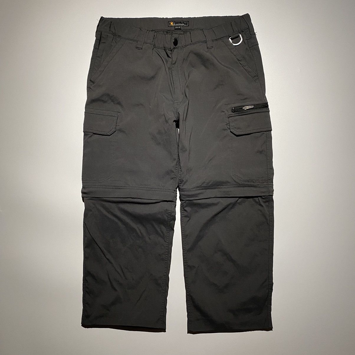 Vintage Vintage Y2K 90s Grey Bc Clothing Tactical Cargo Convertible ...