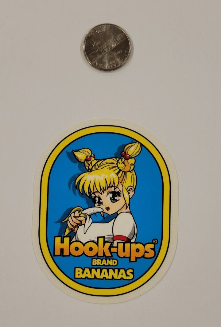 Hook-Ups JEREMY KLEIN BANANA GIRL STICKER SUPREME FUCT ANIME FTP | Grailed