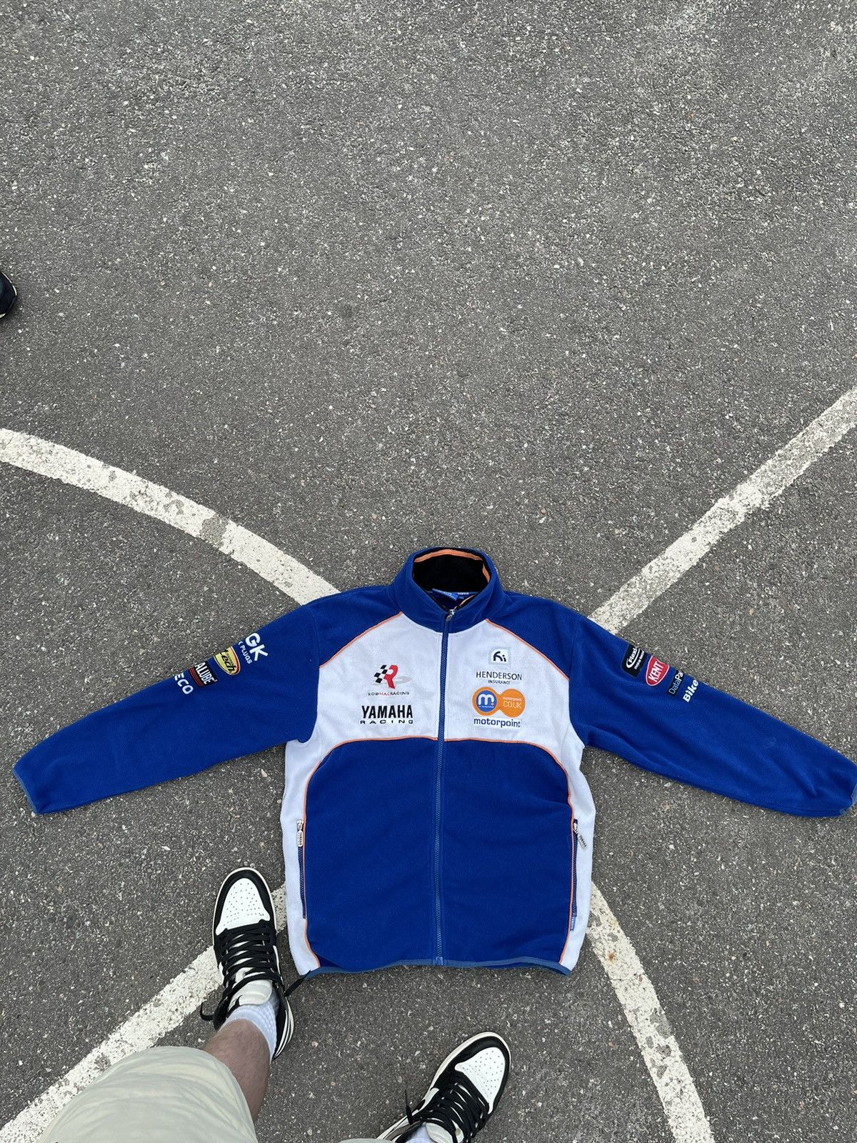 Racing × Vintage × Yamaha Yamaha racing fleece jacket | Grailed