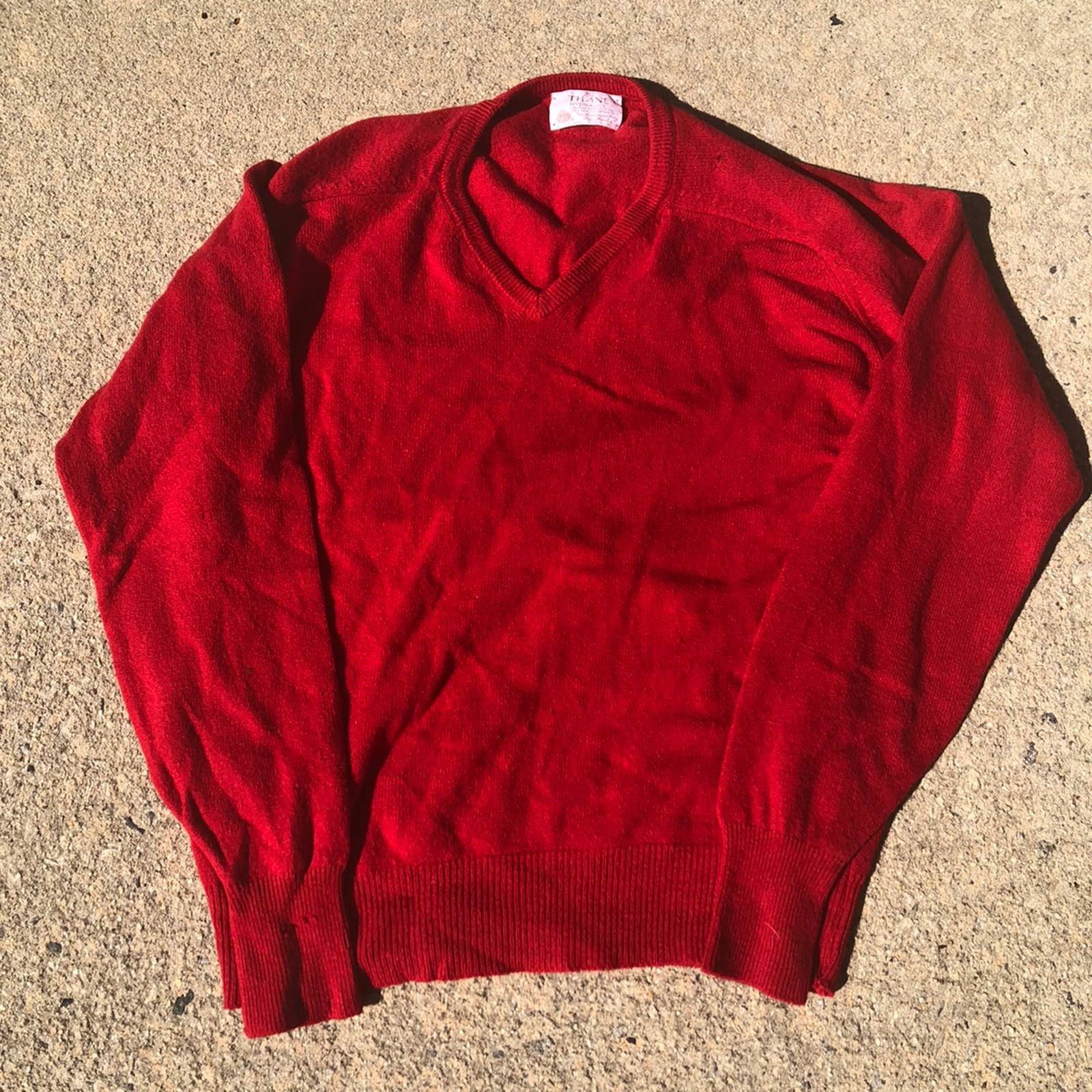 Made In Usa × Vintage Vintage 80s Thane Hydraknit Wool Sweater | Grailed